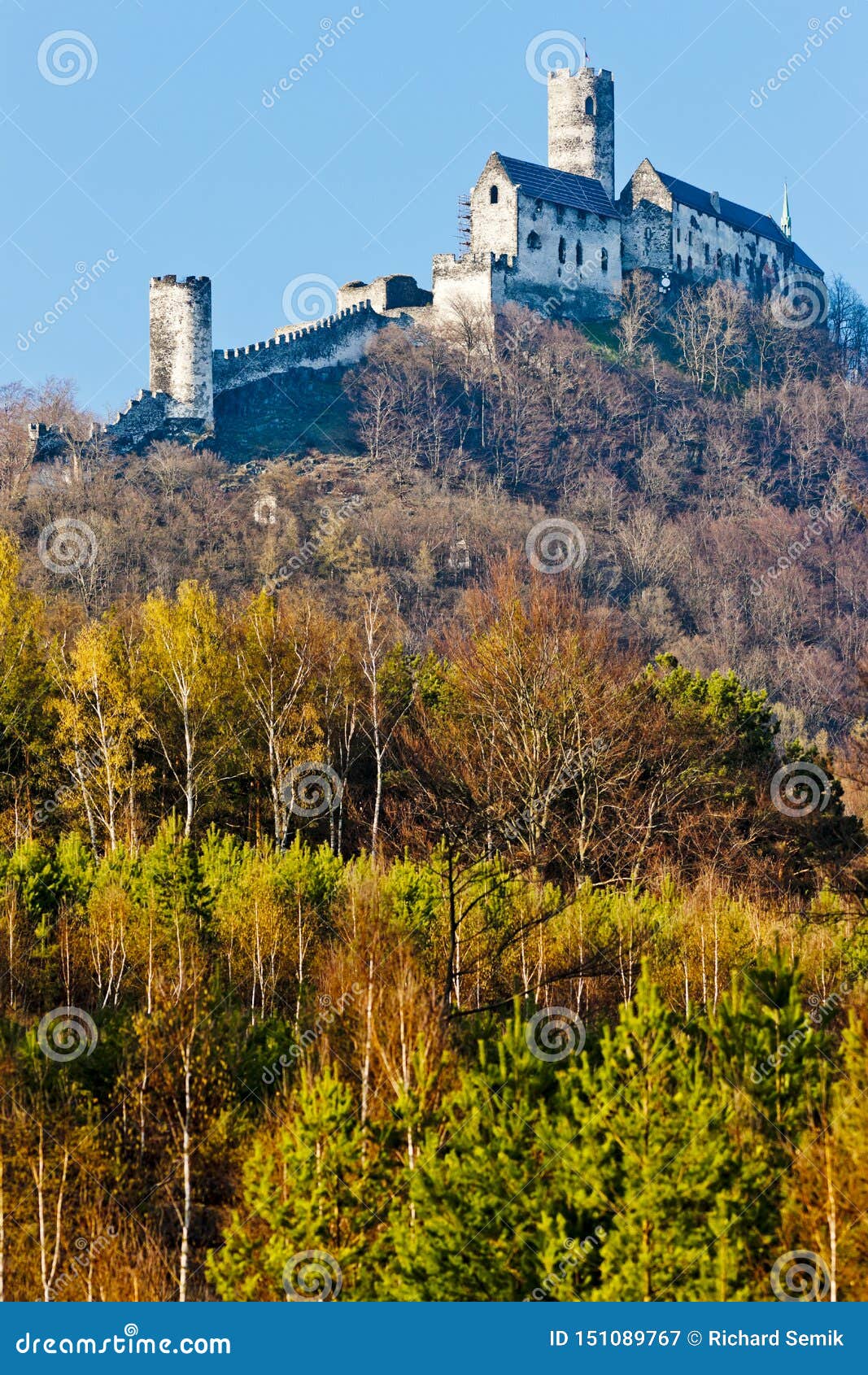Bezdez Castle, Czech Republic Stock Image - Image of bezdez, historic ...