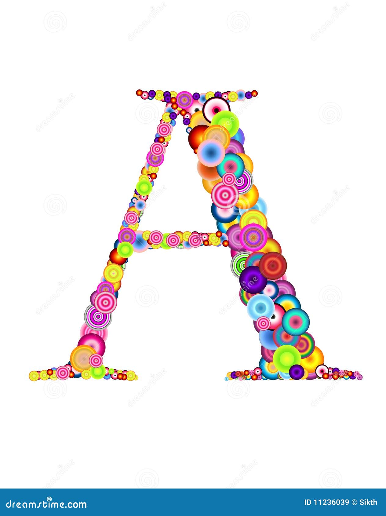 Bezeichnen Sie a Mit Buchstaben Stock Abbildung - Illustration von ...