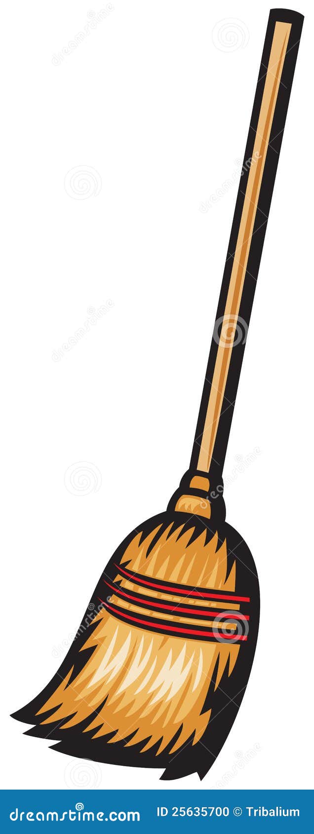 Bezem vector illustratie. Illustration of bessen, maag - 25635700