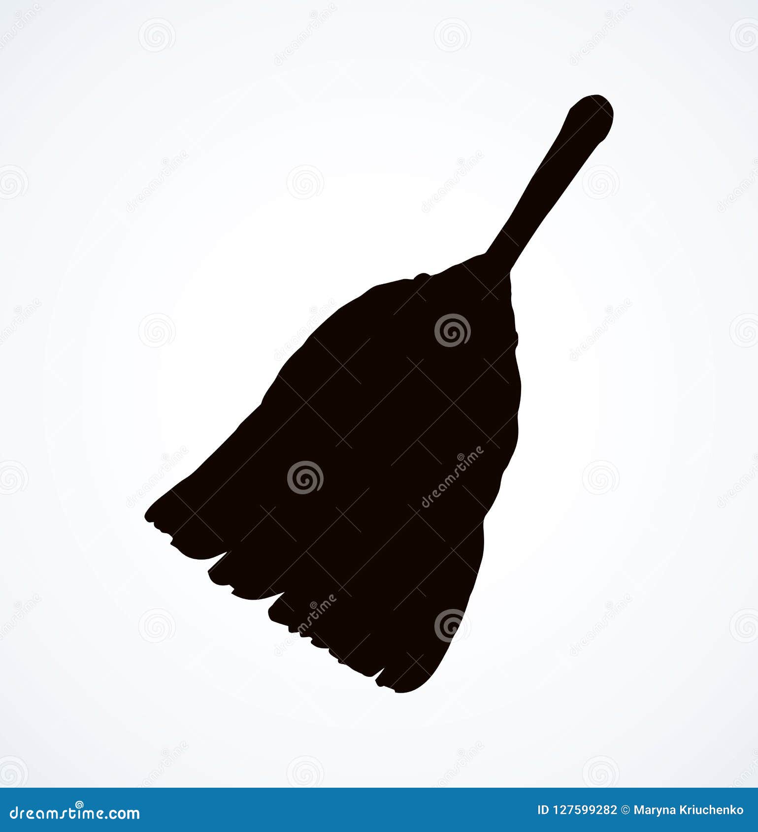 Bezem Vector tekening vector illustratie. Illustration of sanitair ...