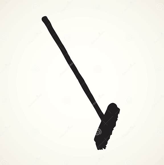 Bezem Vector tekening vector illustratie. Illustration of grafisch ...