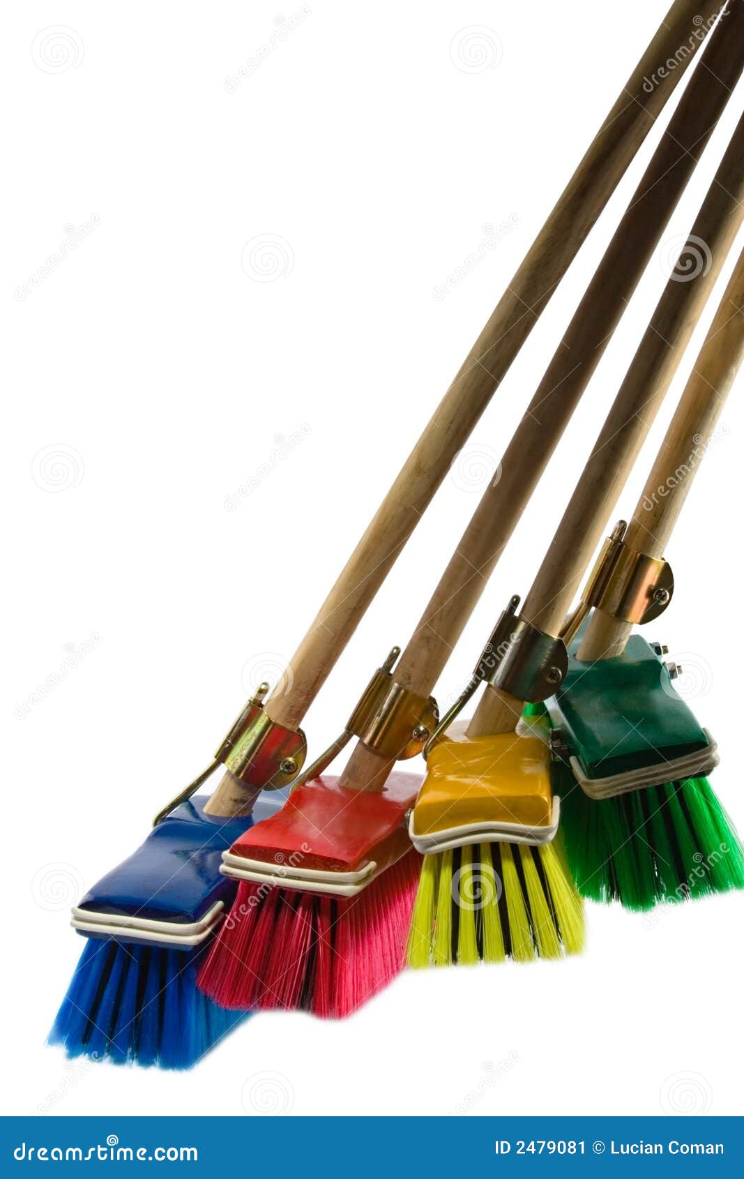 Bezems stock afbeelding. Image of schoon, velen, huishouden - 2479081