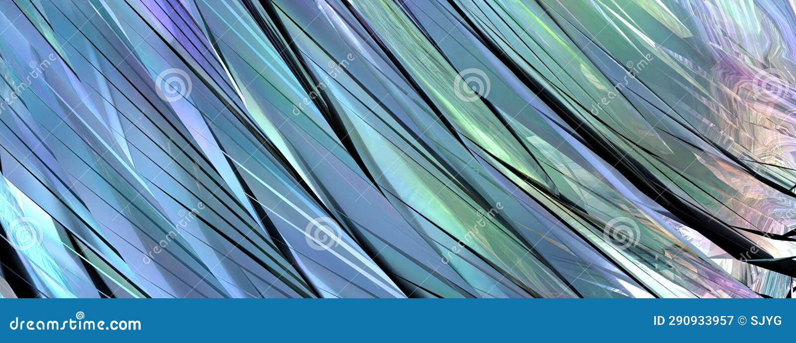 Gradient Refraction Of Light Horizontal Cards Set Stock Image ...