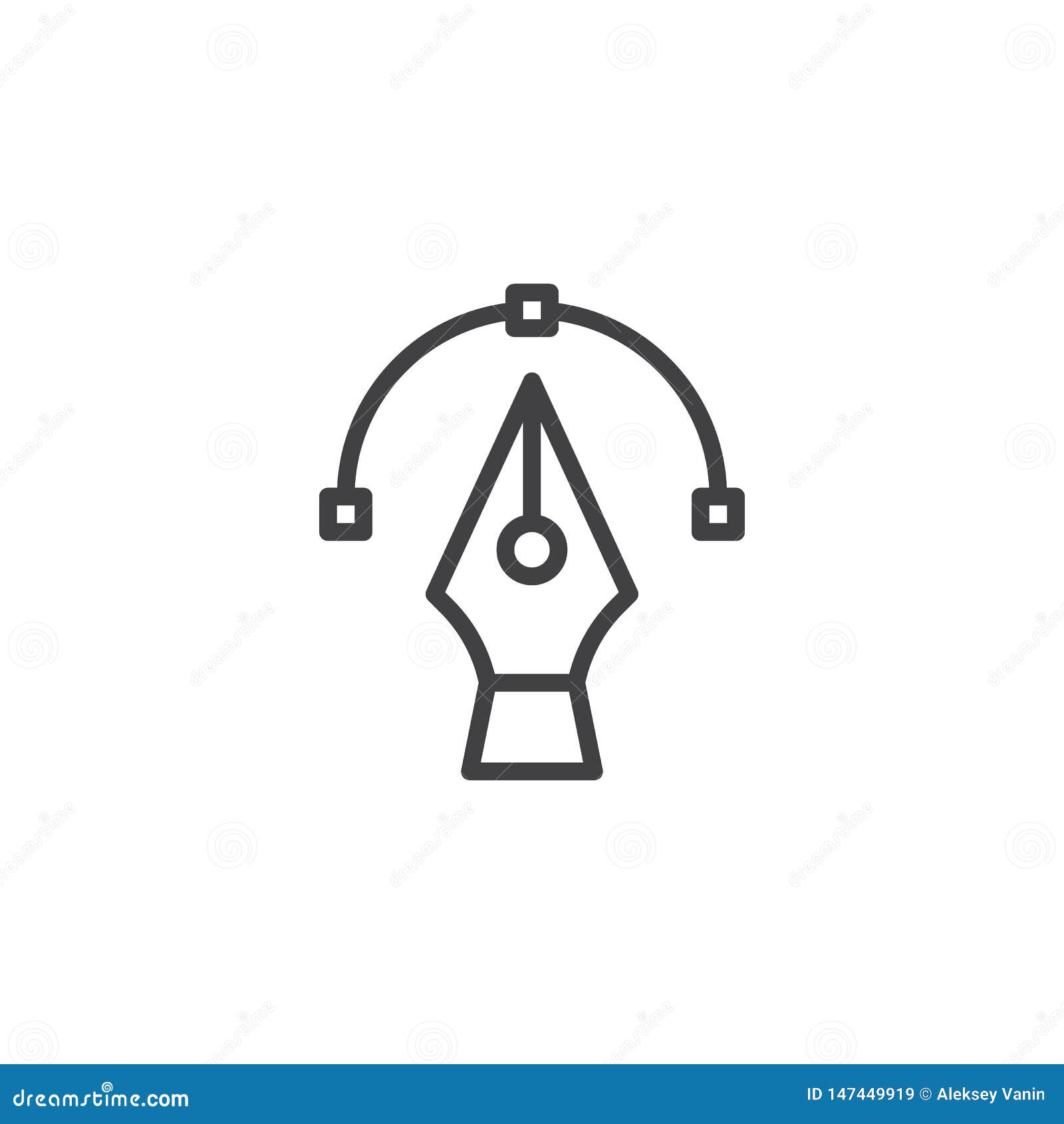 Bezier curve line icon stock vector. Illustration of curvature - 147449919 Bezier curve line icon stock vector. Illustration of curvature - 147449919