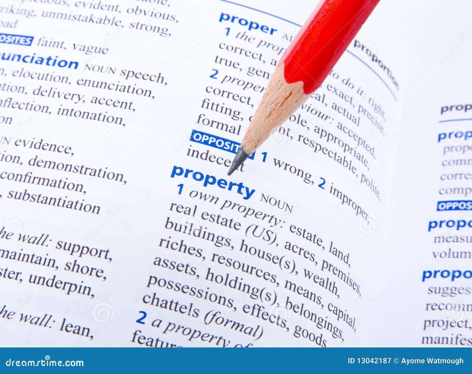 Bezit. stock afbeelding. Image of middelen, architectuur - 13042187