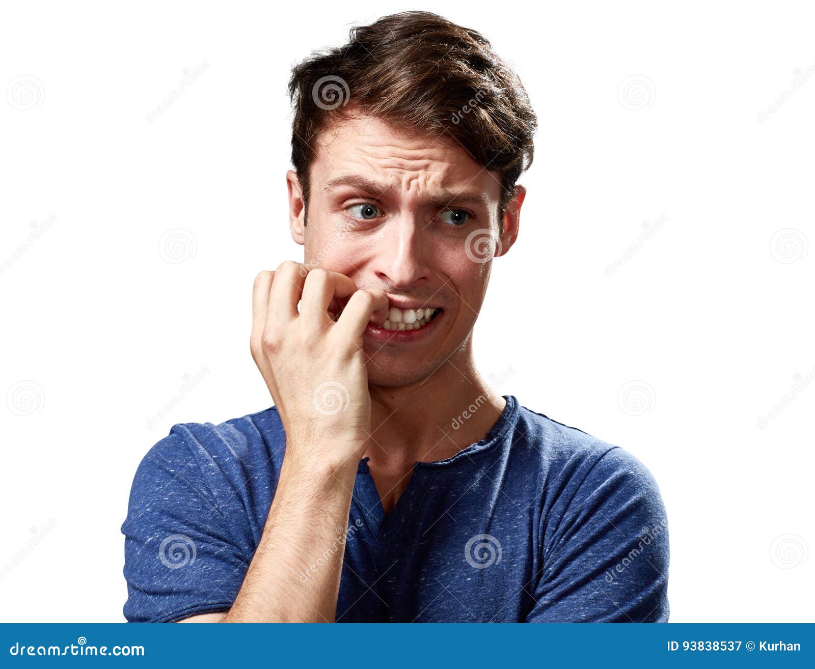 Bezorgd mensengezicht stock afbeelding. Image of volwassen - 93838537