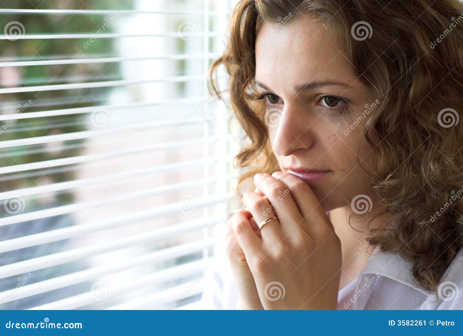 Bezorgdheid stock afbeelding. Image of portret, meisje - 3582261