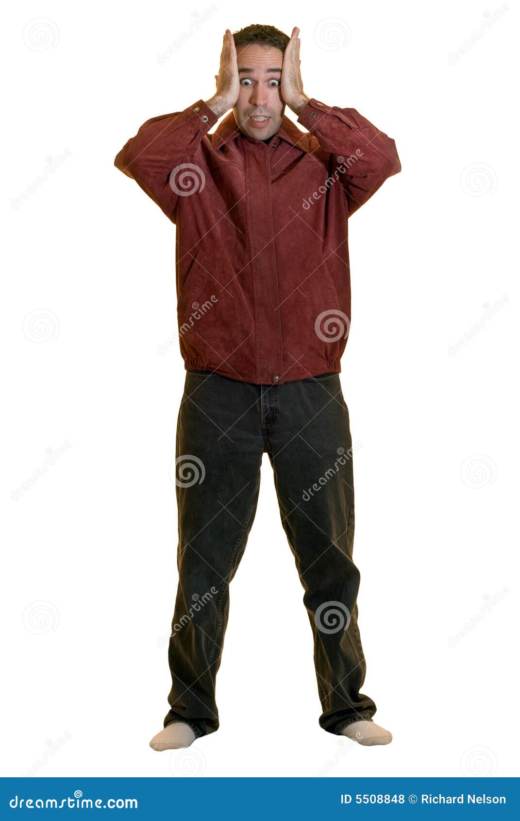 Bezorgdheid stock foto. Image of portret, druk, mannetje - 5508848