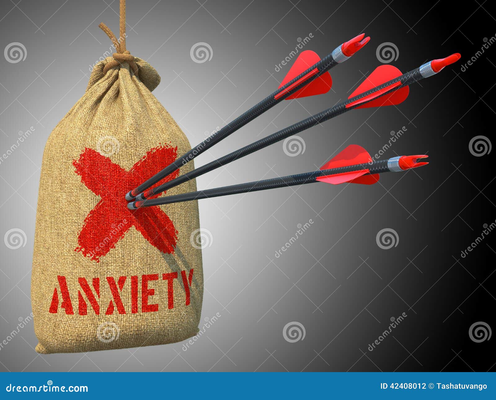 Bezorgdheid - Pijlen Die in Doel Worden Geraakt Stock Foto - Image of ...