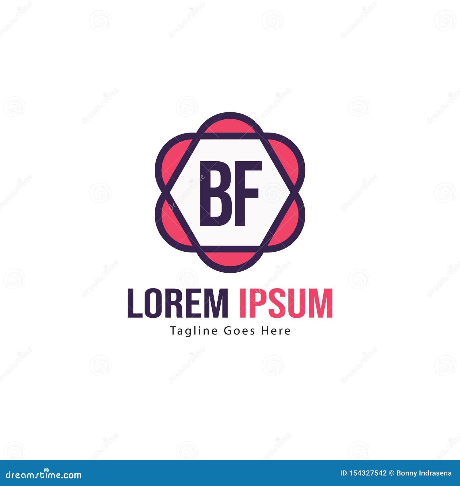 BF Letter Logo Design. Creative Modern BF Letters Icon Illustration ...