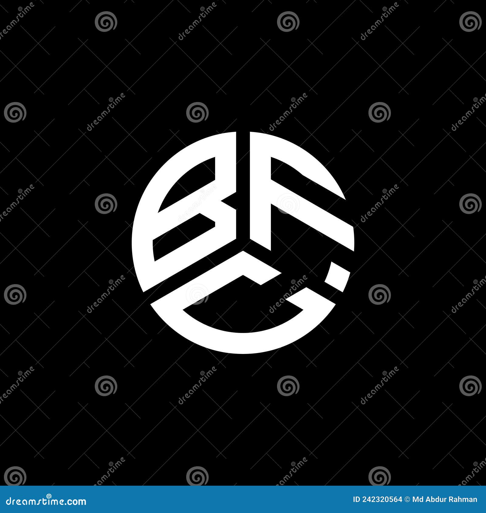 BFC Letter Logo Design On White Background. BFC Creative Initials ...