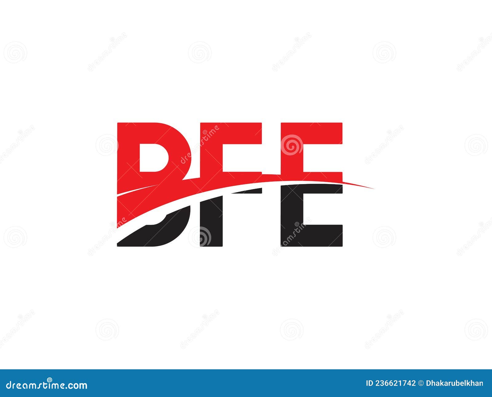 BFE Letter Initial Logo Design Vector Illustration Stock Vector ...