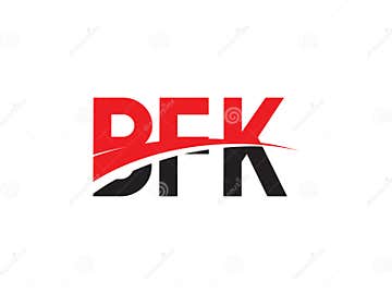 BFK Letter Initial Logo Design Vector Illustration Stock Vector ...