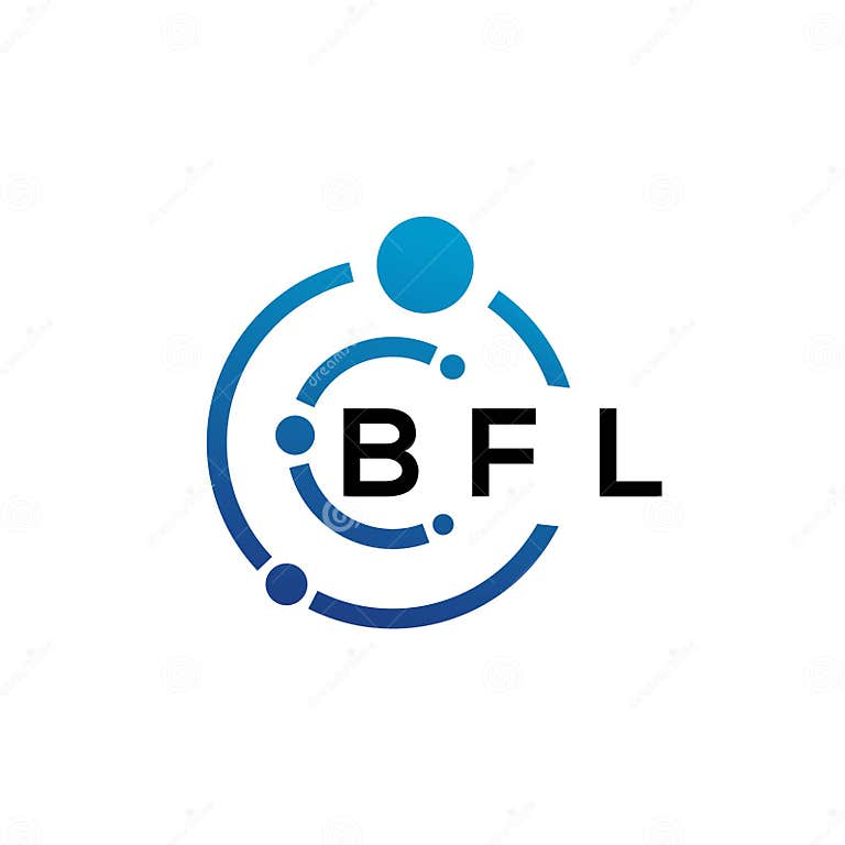 BFL Letter Logo Design on White Background. BFL Creative Initials ...