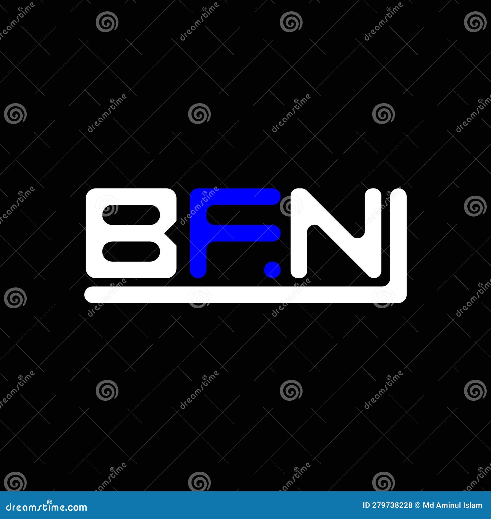 BFN Letter Logo Creative Design with Vector Graphic, BFN Stock ...
