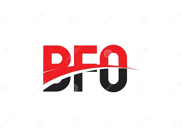 BFO Letter Initial Logo Design Vector Illustration Stock Vector ...