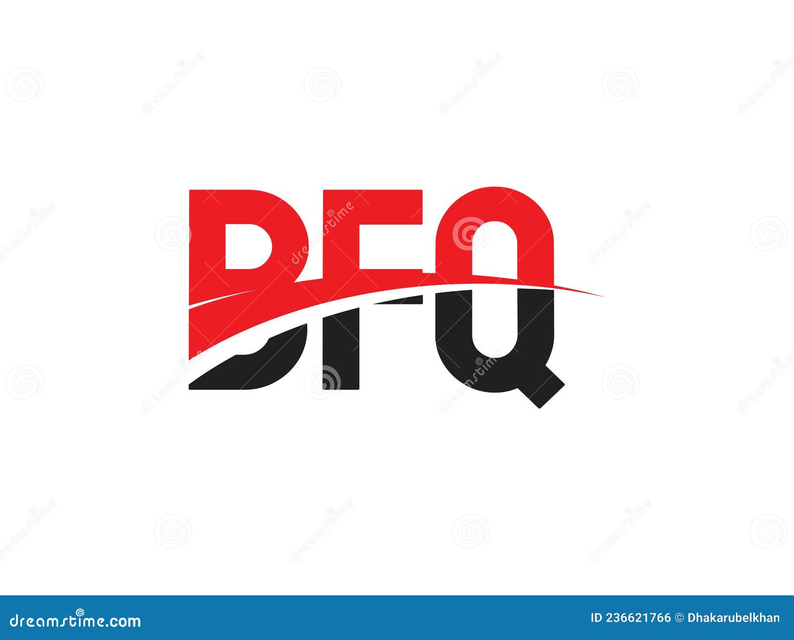 BFQ Letter Initial Logo Design Vector Illustration Stock Vector ...
