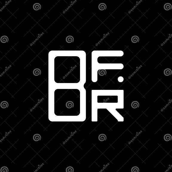 BFR Letter Logo Creative Design with Vector Graphic, BFR Stock Vector ...