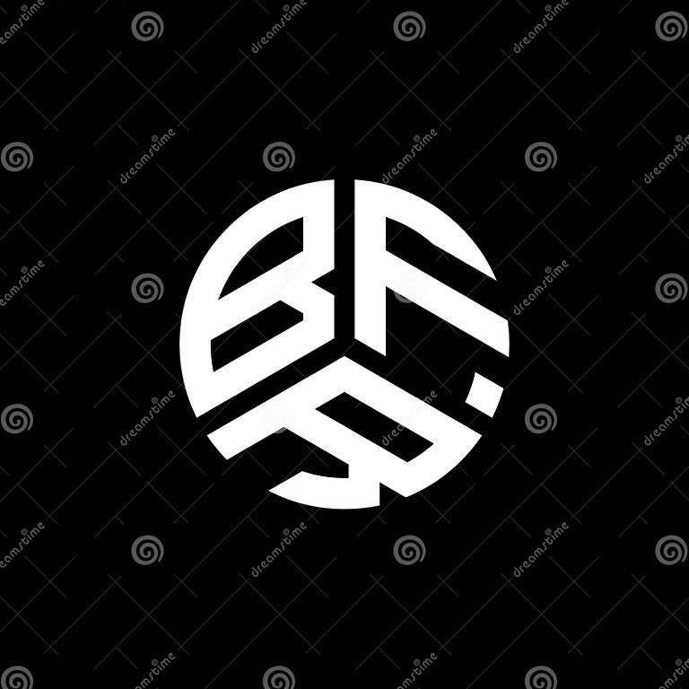 BFR Letter Logo Design on White Background. BFR Creative Initials ...