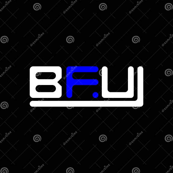 BFU Letter Logo Creative Design with Vector Graphic, BFU Stock Vector ...