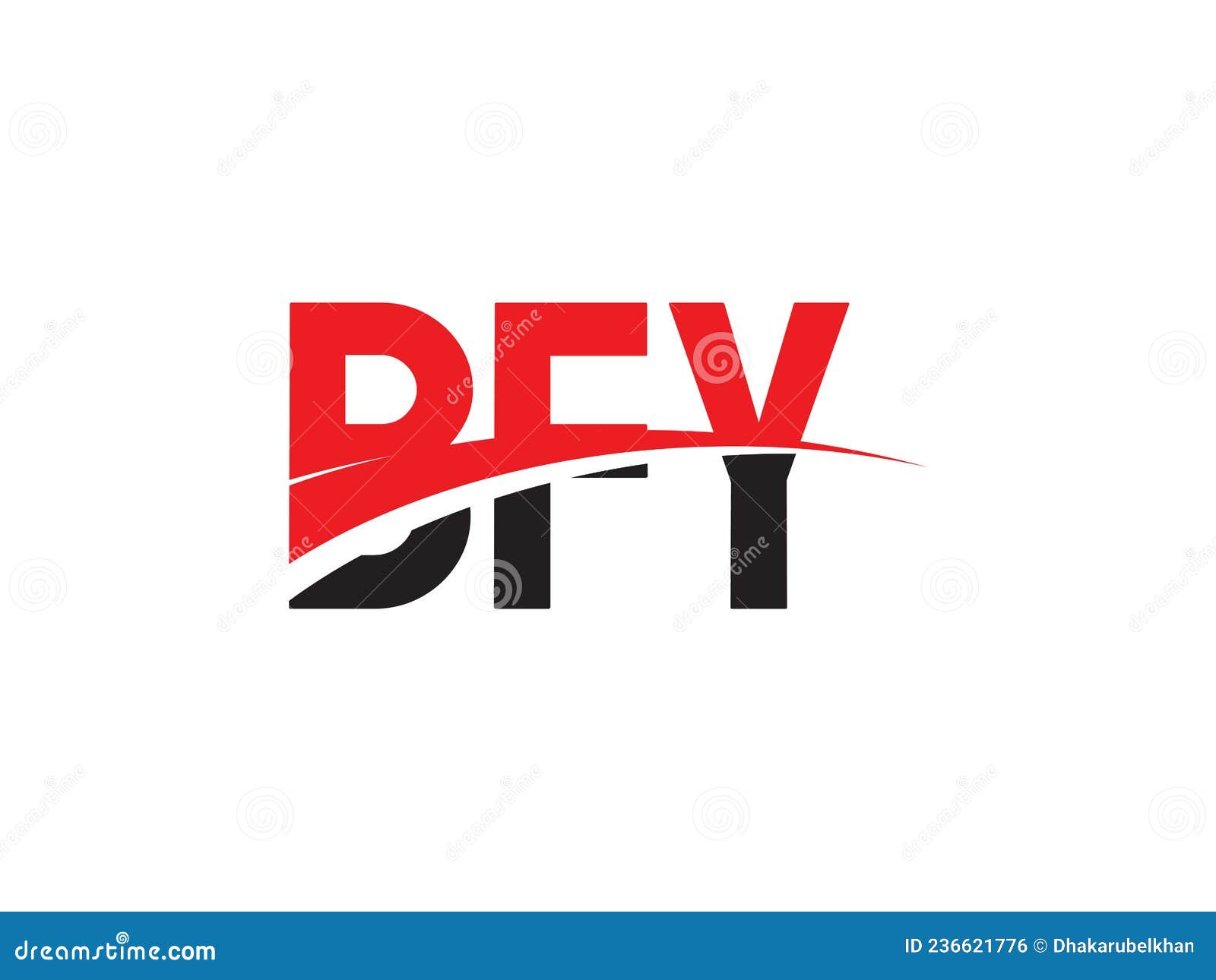 BFY Letter Initial Logo Design Vector Illustration Stock Vector ...