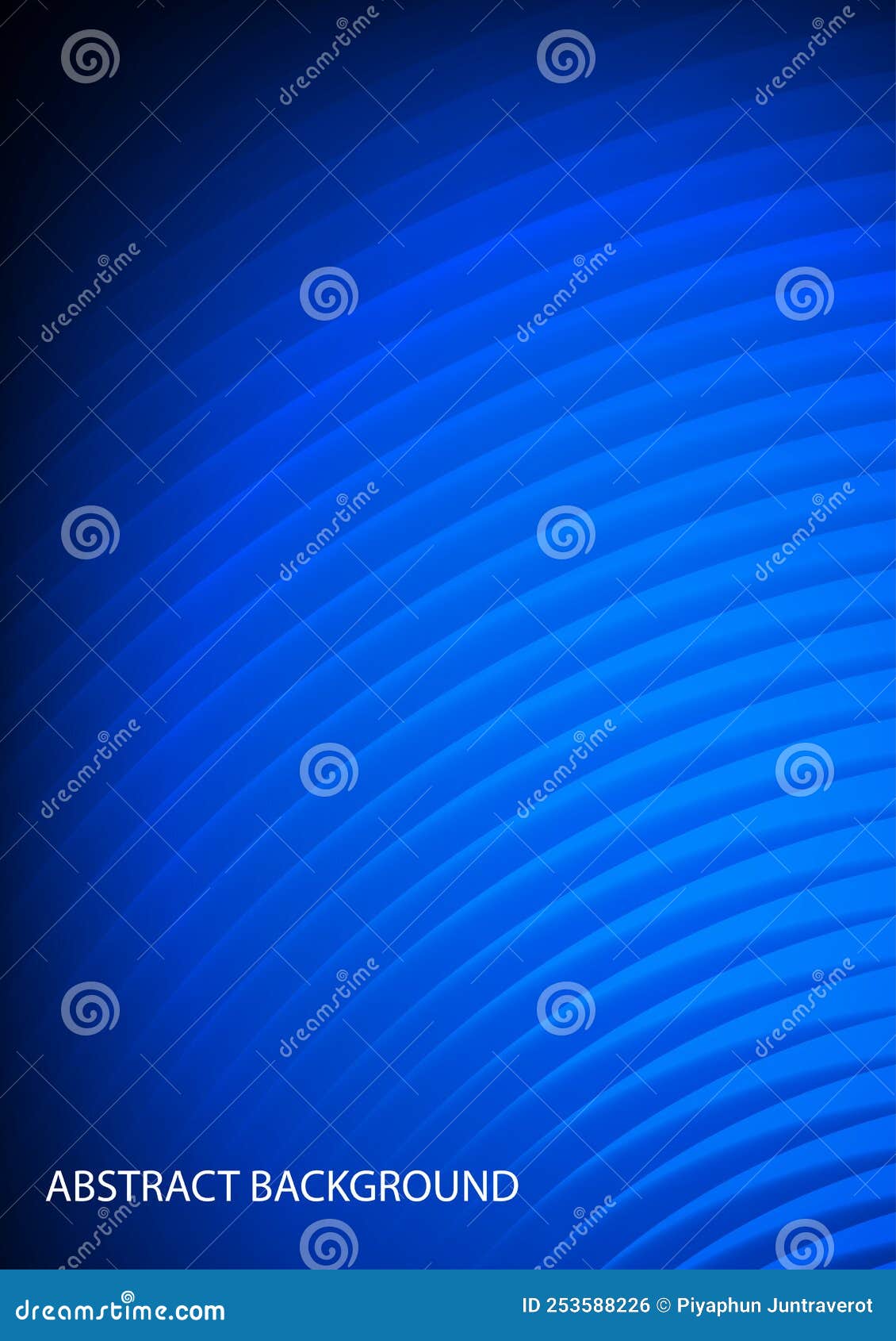Abstract Background Circle Line Parallel Blue Color Tone Gradient Color ...