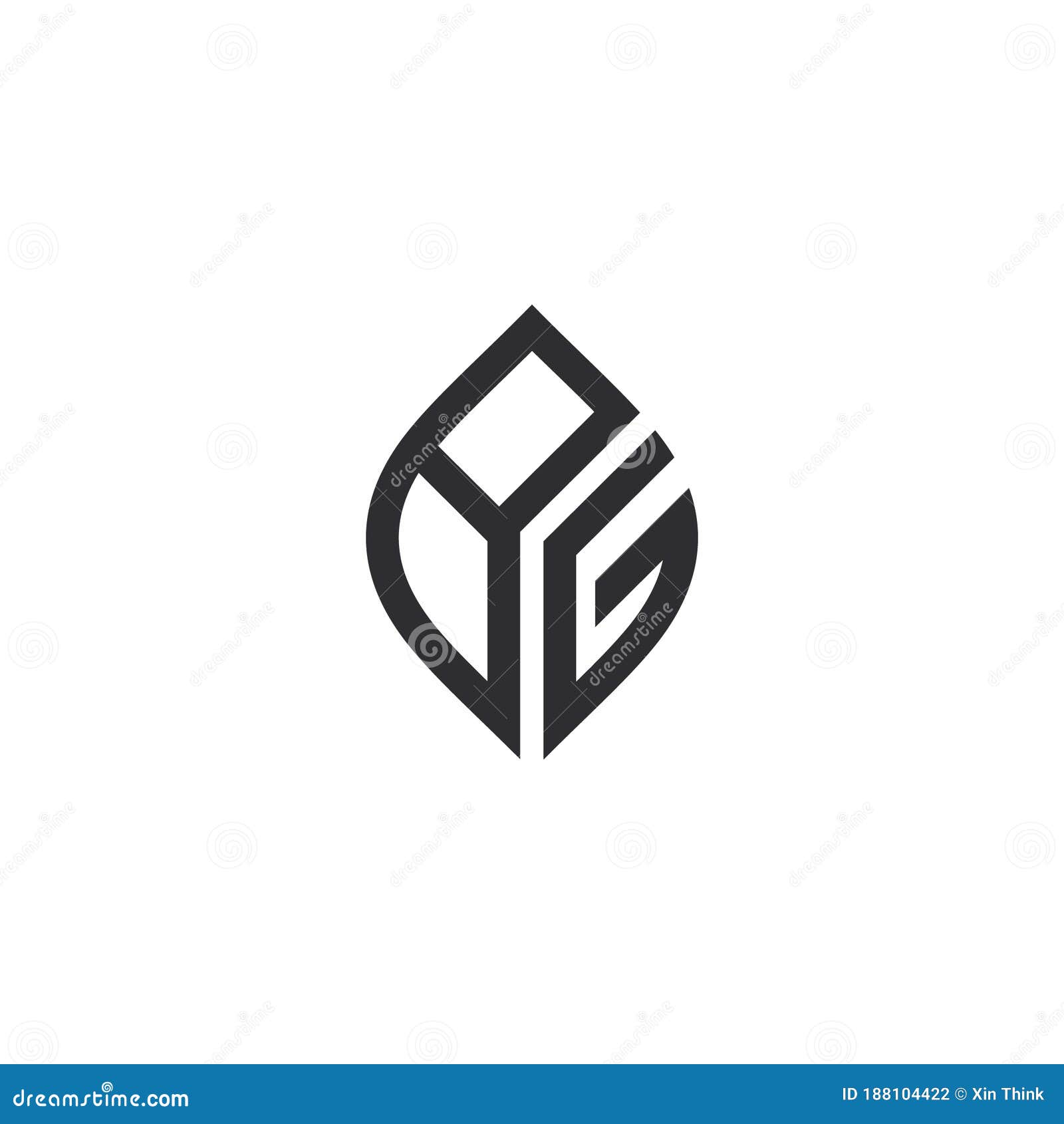 BG Letter Logo Icon Design Template Elements Stock Vector ...