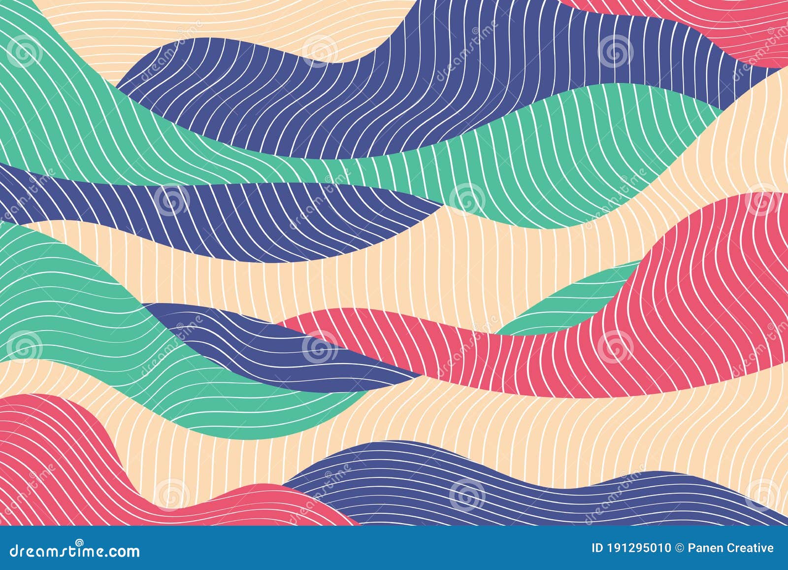 Modern Wavy Shapes Abstract Curvy Stylish Background Free Vector Stock ...