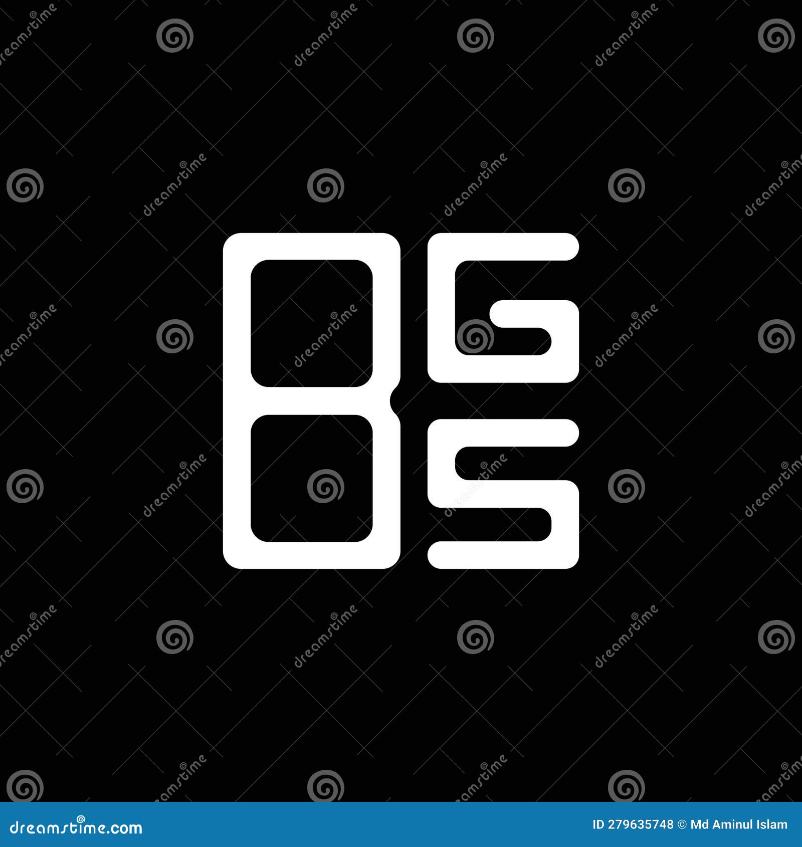 BGS Letter Logo Creative Design with Vector Graphic, BGS Stock Vector ...