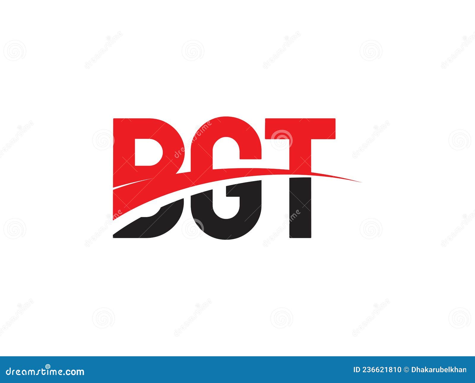BGT Letter Initial Logo Design Vector Illustration Stock Vector ...