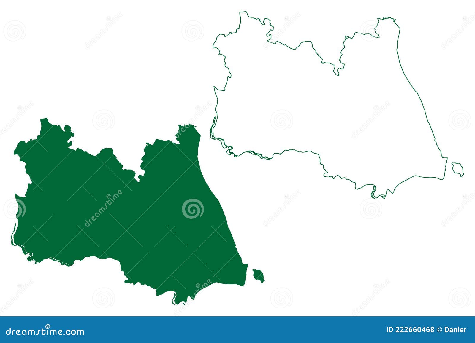 Bhadrak District Odisha State, Republic of India Map Vector ...
