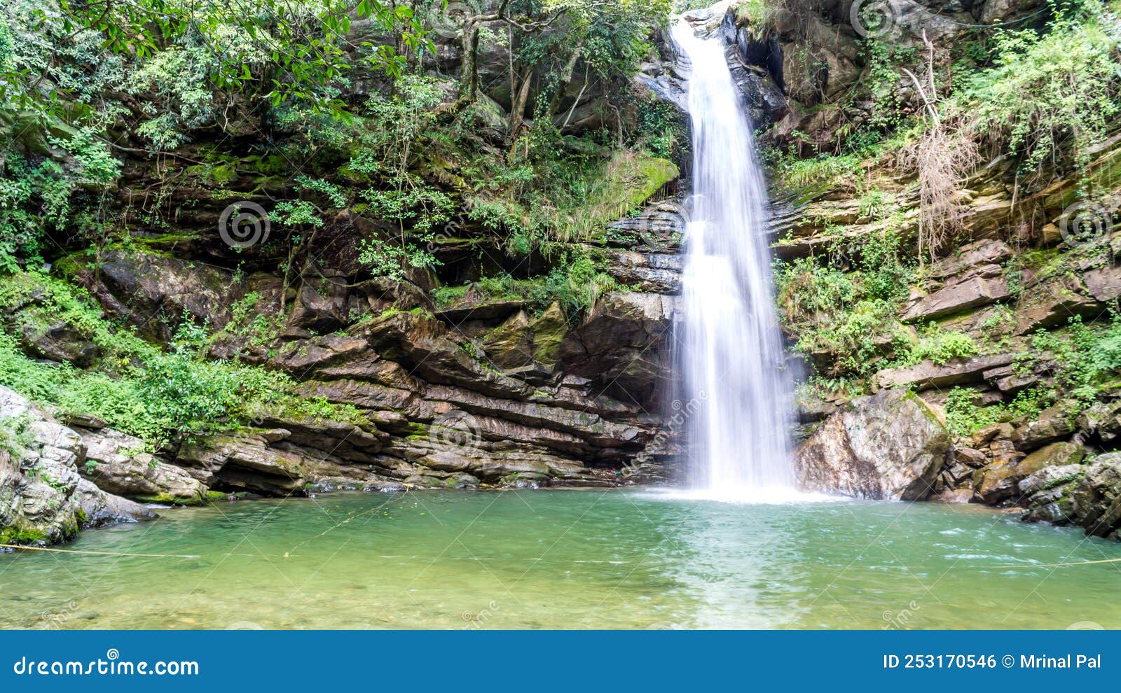 Bhalu Gaad Waterfall, Mukteshwar, Uttarakhand Stock Photo - Image of ...