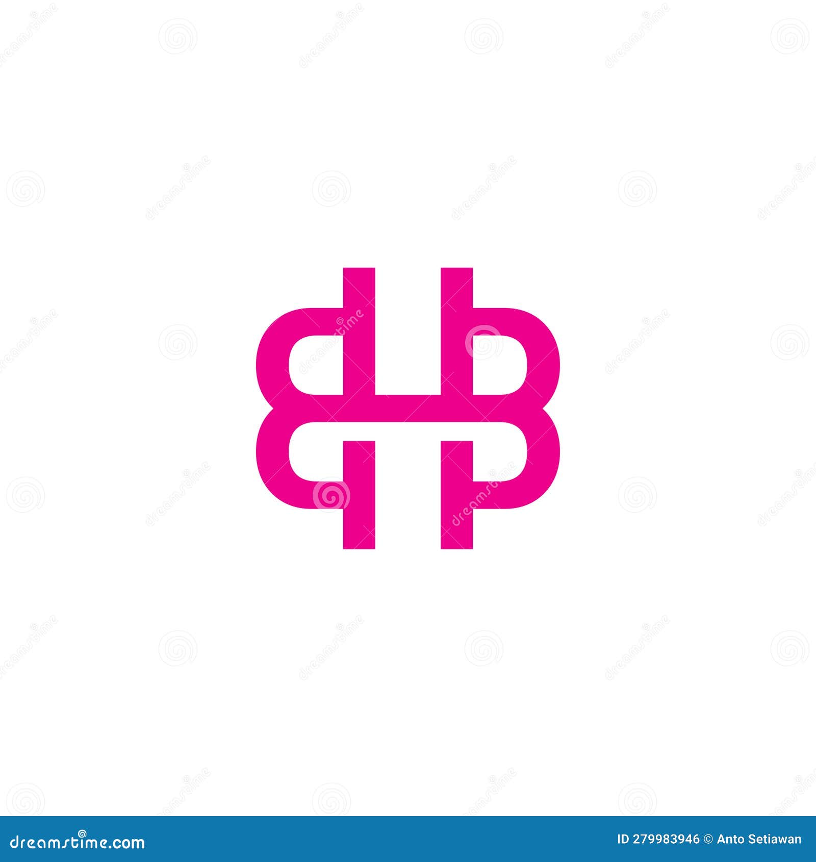 BHB Logo. Letter B and B Logo Vector Stock Vector - Illustration of ...