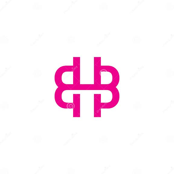 BHB Logo. Letter B and B Logo Vector Stock Vector - Illustration of ...
