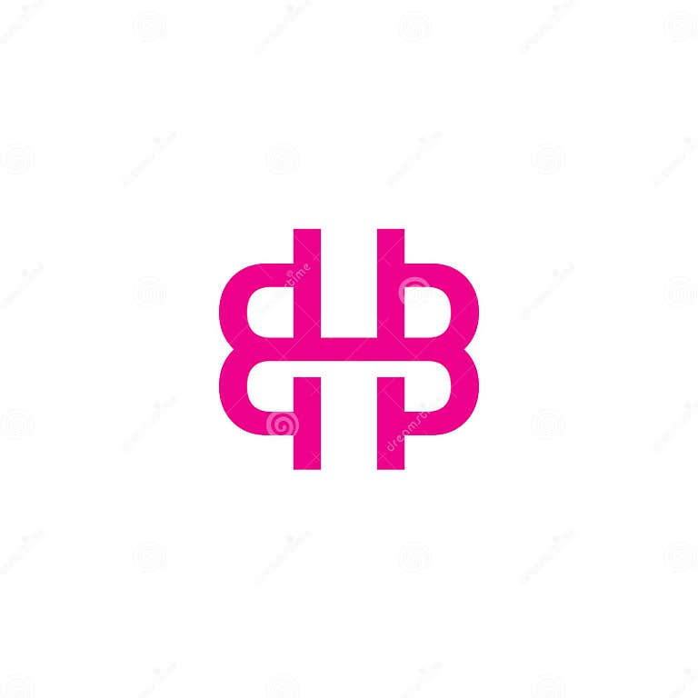 BHB Logo. Letter B and B Logo Vector Stock Vector - Illustration of ...