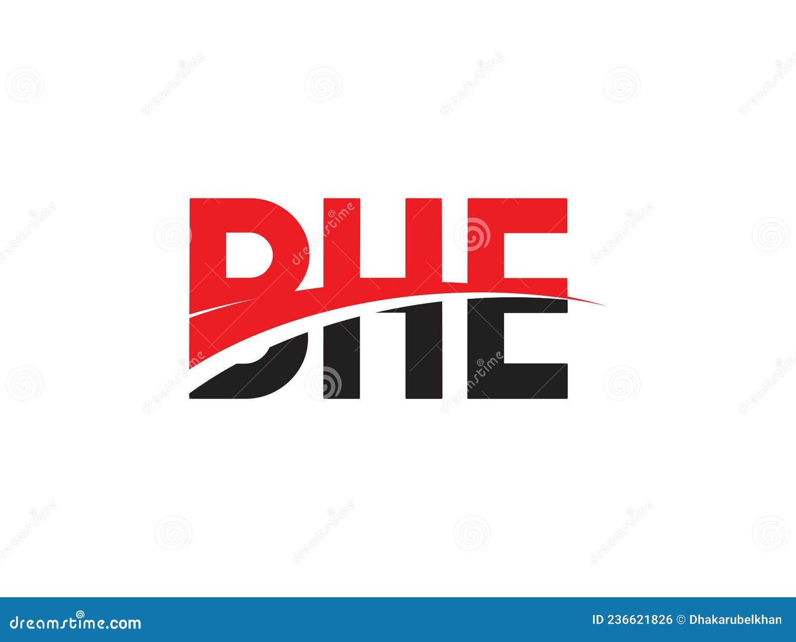 BHE Letter Initial Logo Design Vector Illustration Stock Illustration ...