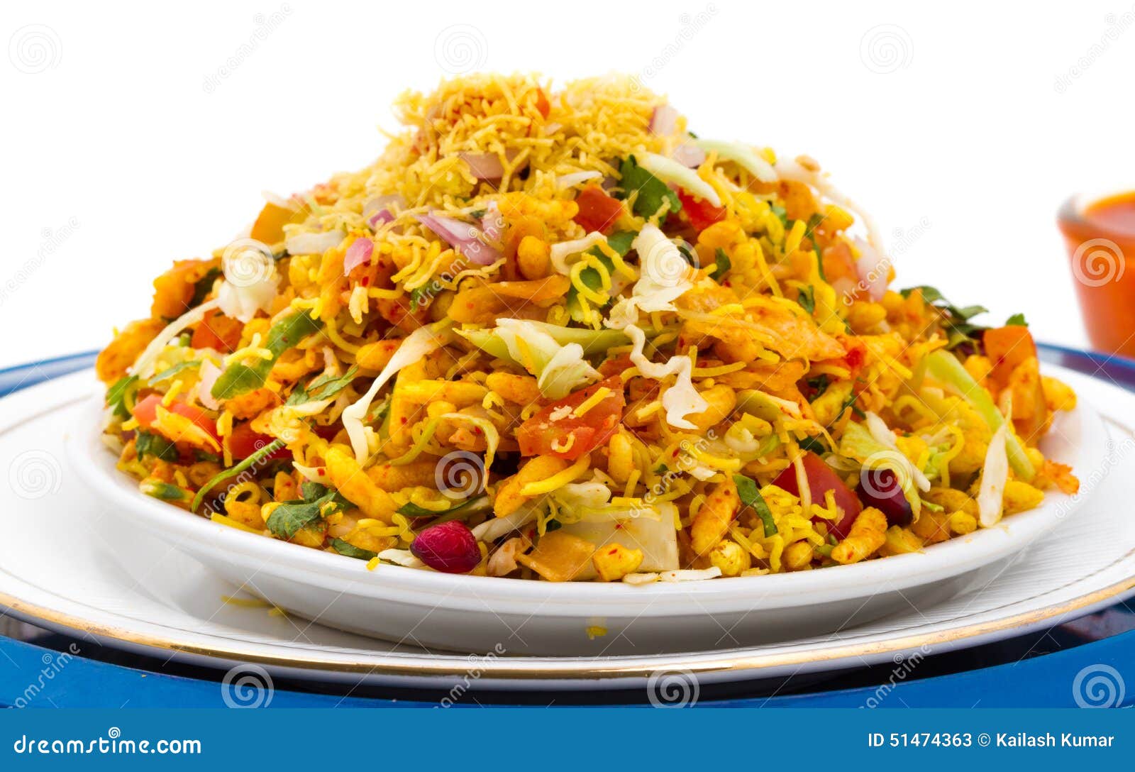 Bhel Puri 库存图片. 图片 包括有 酸辣调味品, 辣味, 绿色, 斋月, 酥脆, 美味, 花生 - 51474363
