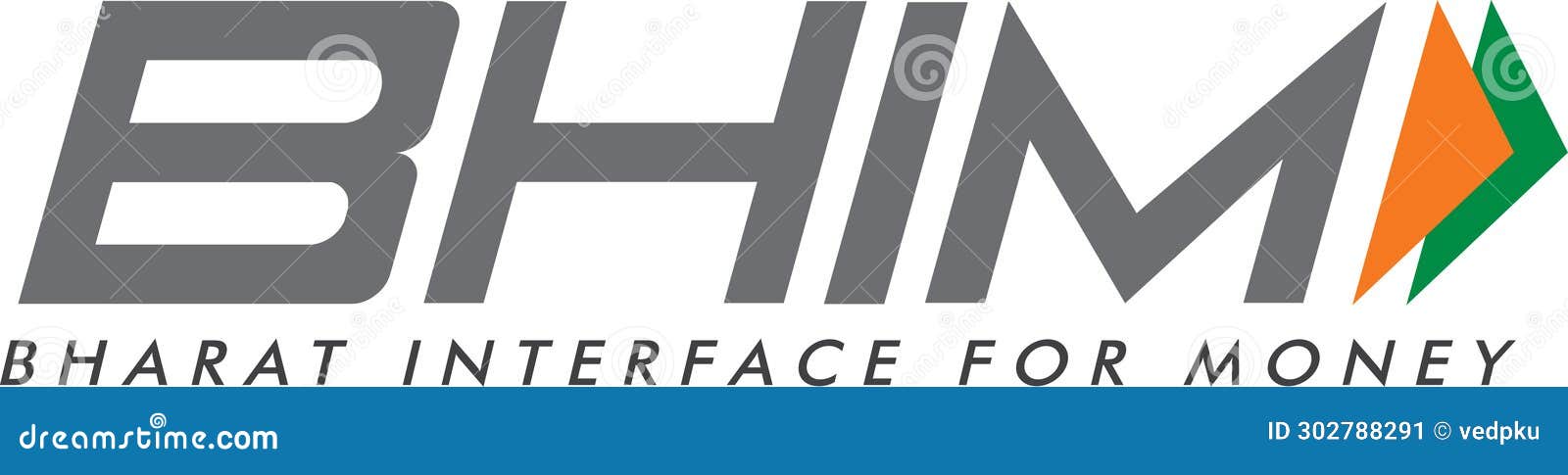 BHIM Logo UPI Payment Interface Editorial Photo - Illustration of ...