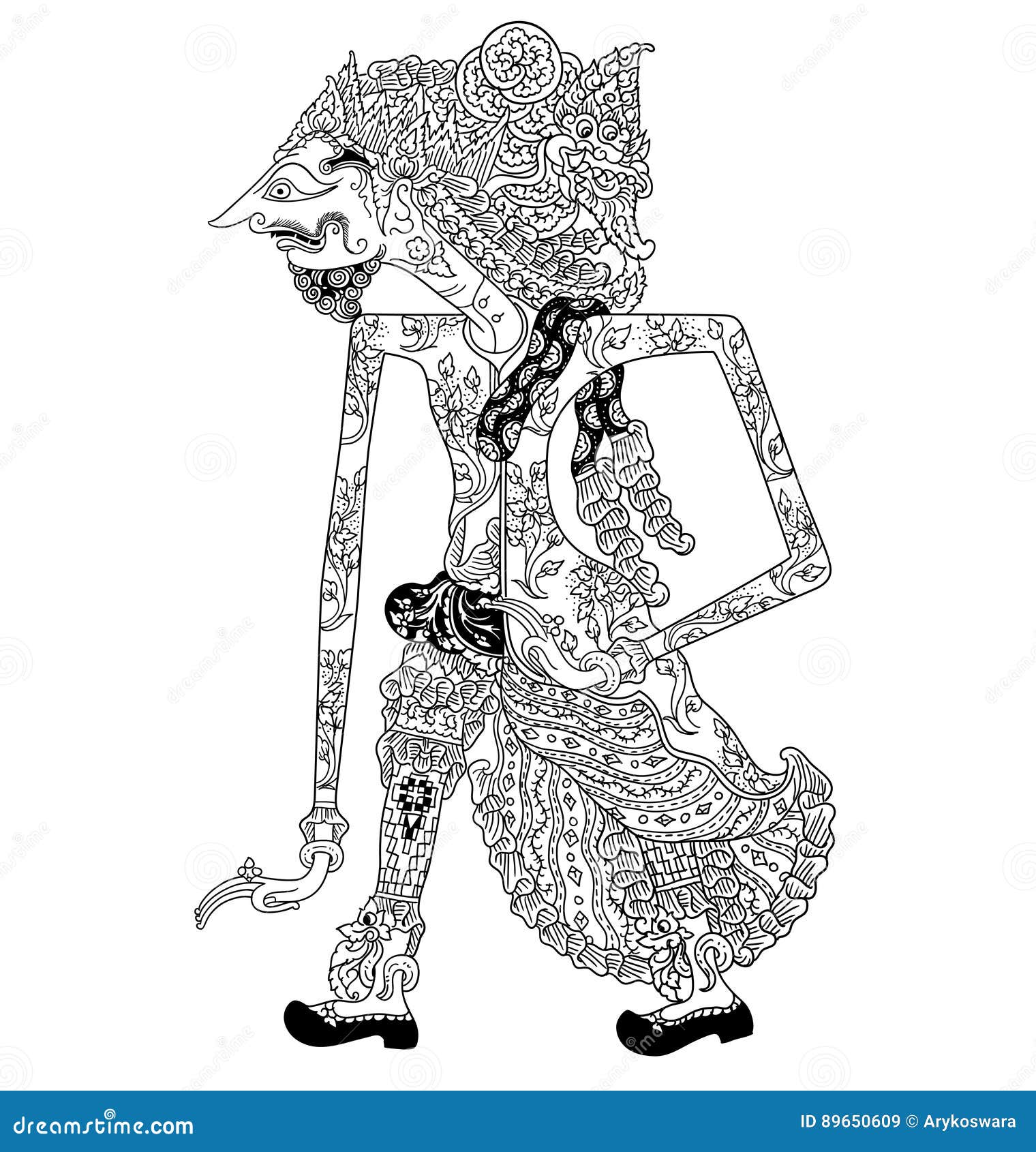 Bhisma stock vector. Illustration of endrajanu, dasarata - 89650609