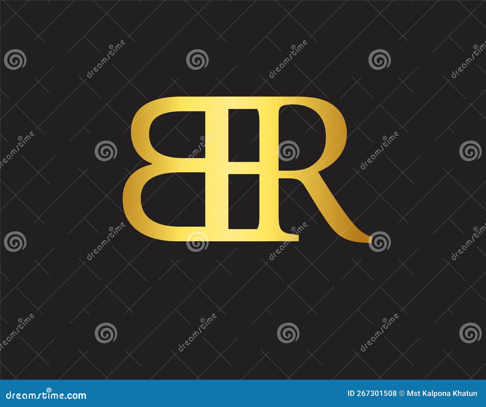 BHR, BER Company Logo Design Stock Vector - Illustration of circle ...