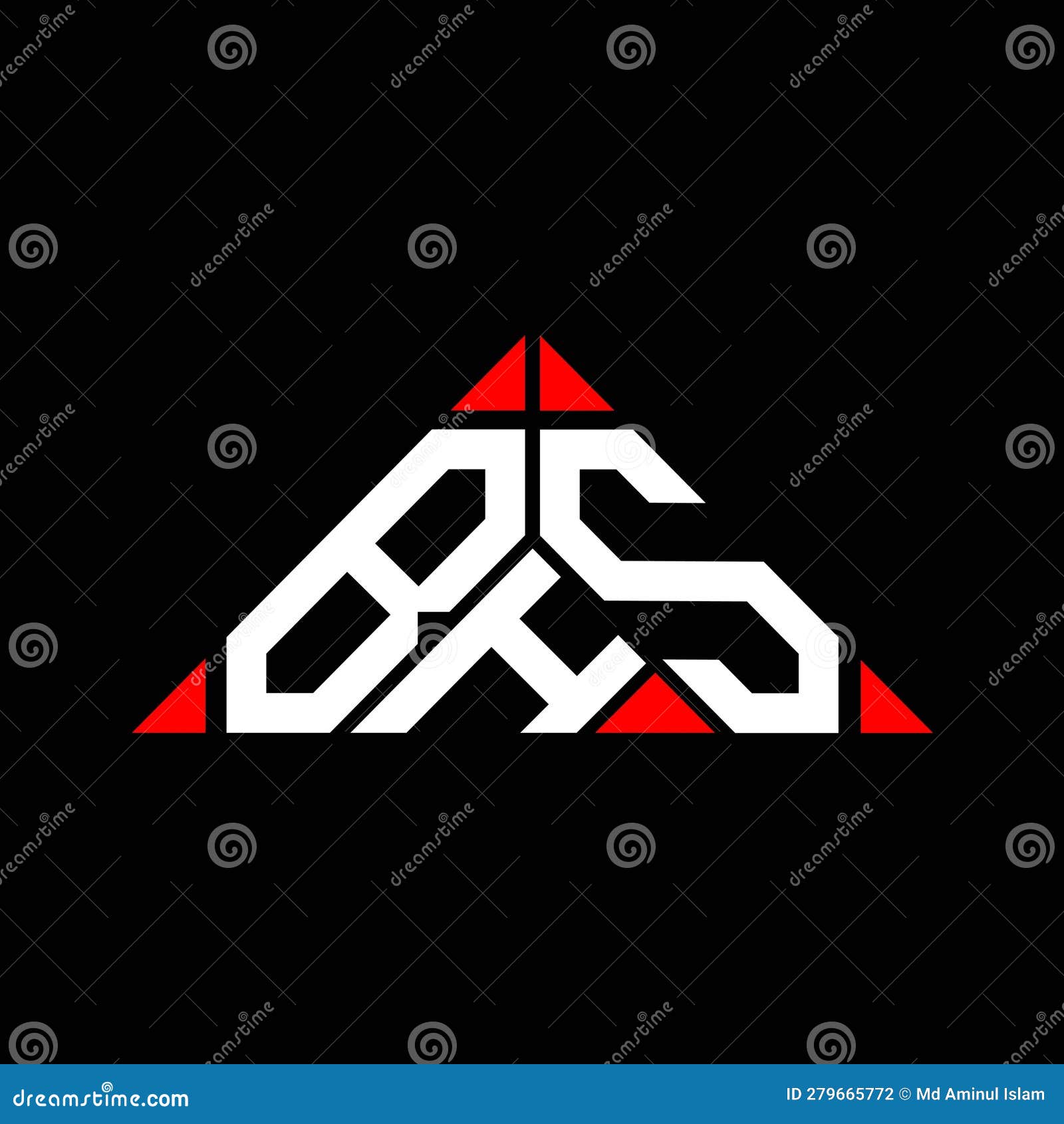BHS Letter Logo Creative Design with Vector Graphic, BHS Simple and ...