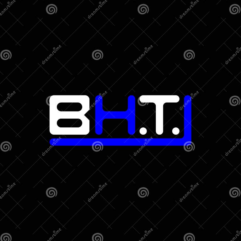 BHT Letter Logo Creative Design with Vector Graphic, BHT Stock Vector ...