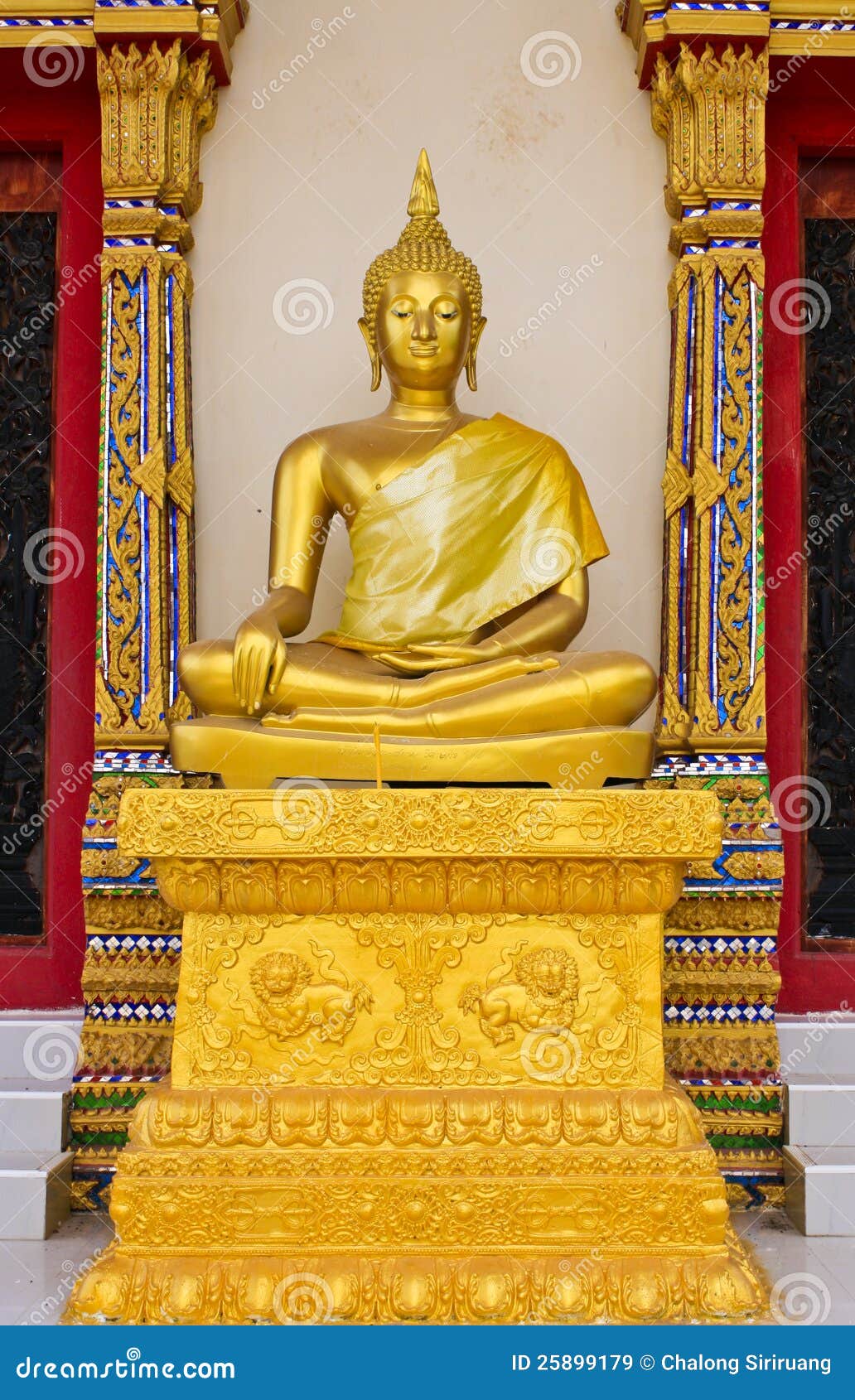 Bhudda stock image. Image of isolated, ornament, floral - 25899179