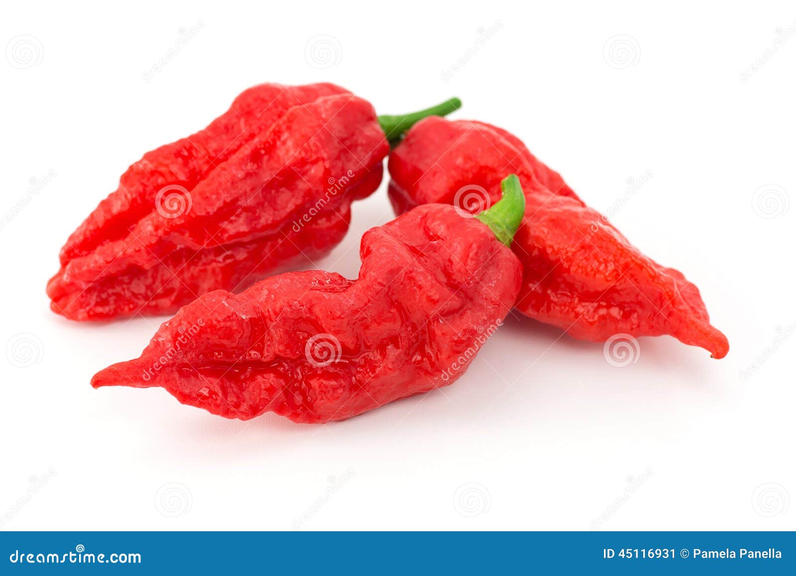 Bhut Jolokia - Chilli Snake Stock Image - Image of horizontal, cooking ...