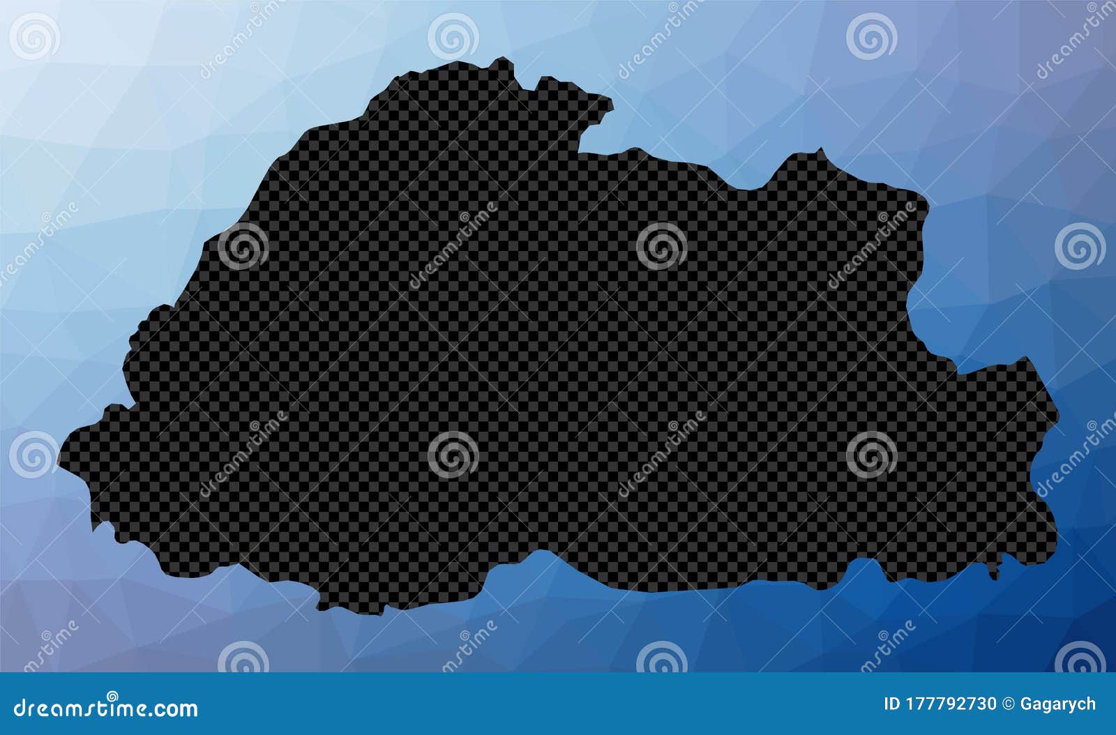 Bhutan geometric map. stock vector. Illustration of creative - 177792730