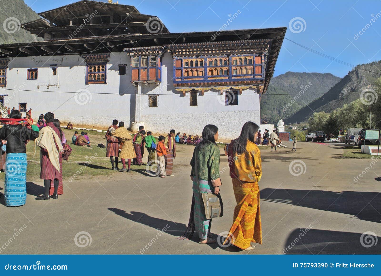 Bhutan, Haa, redactionele afbeelding. Image of kleding - 75793390