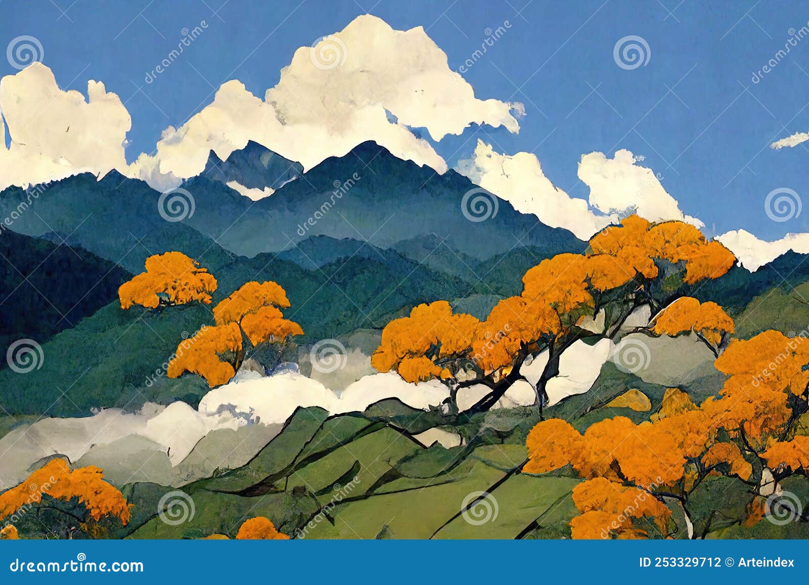 Bhutan Mountain Monastery, Tigers Nest In The Clouds Royalty-Free Stock ...