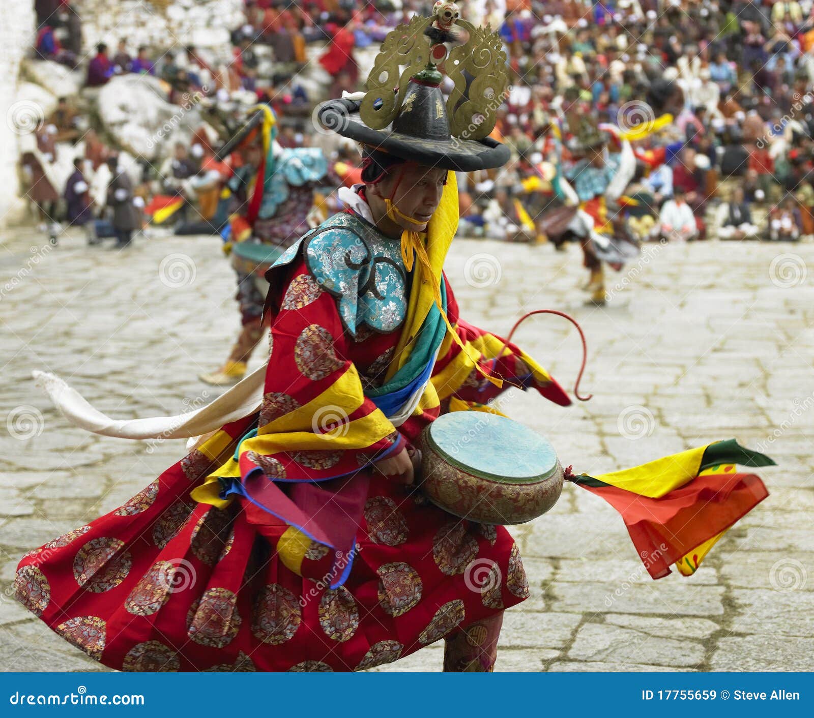 Bhutan - Paro Tsechu editorial stock image. Image of anthropology ...