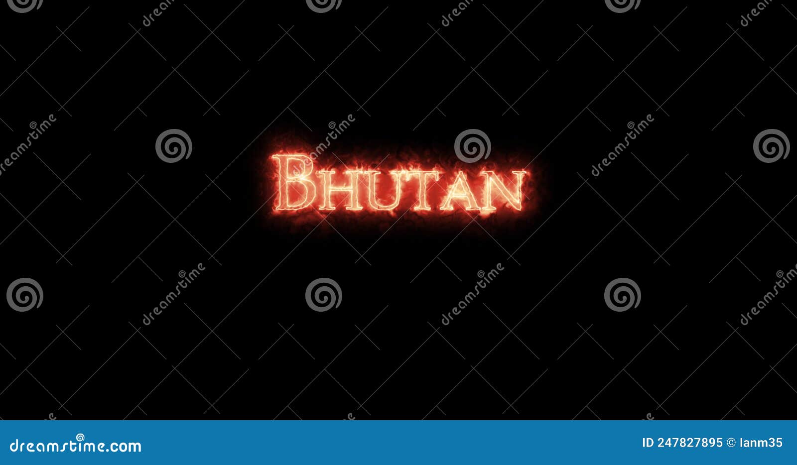 Bhutan Written with Fire. Loop Stock Video - Video of hell, patriotic ...