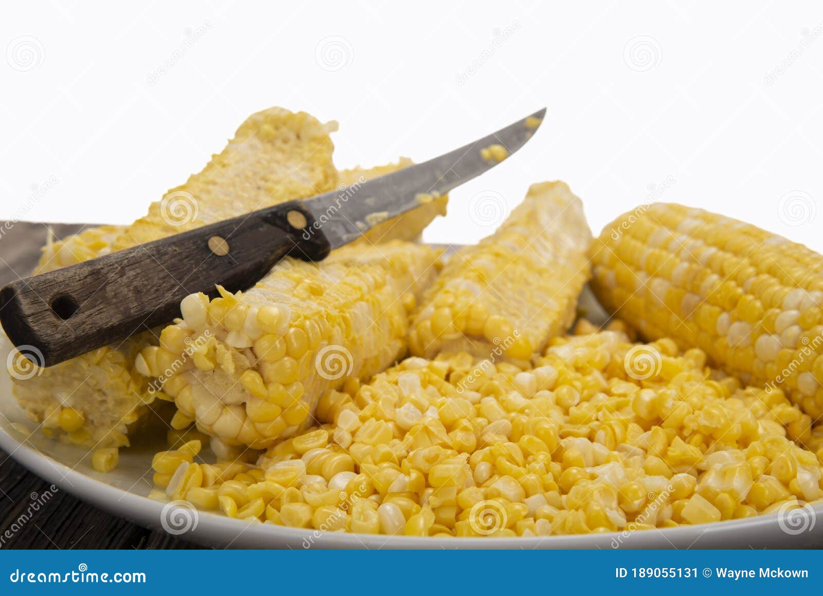 Bi-color sweet corn stock image. Image of delicious - 189055131